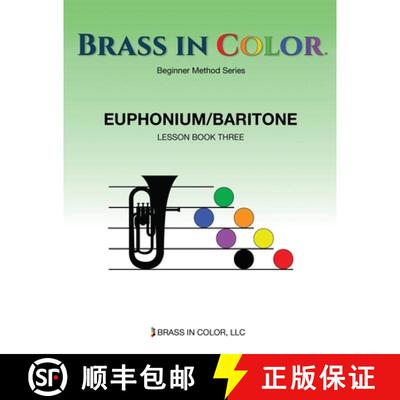 【3-4周达】Brass in Color: Euphonium/Baritone Book 3 [9781949670035]
