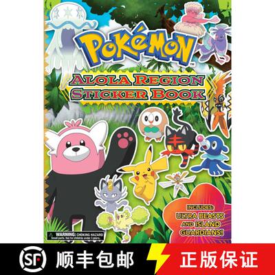 【3-4周达】Pokémon Alola Region Sticker Book [9781604381962]