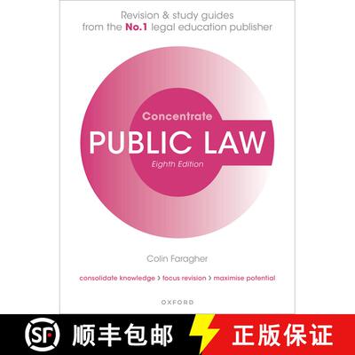 【3-4周达】Public Law Concentrate: Law Revision and Study Guide [9780198904533]