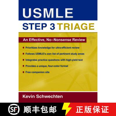 【3-4周达】USMLE Step 3 Triage: An Effective, No-Nonsense Review [9780195328479]