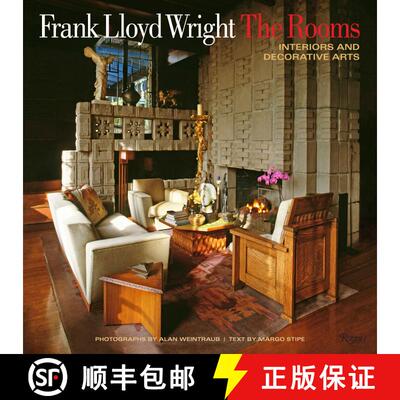 【3-4周达】精装 弗兰克·劳埃德·赖特：室内设计与装饰艺术 Frank Lloyd Wright: The Rooms Interior and D... [9780847843428]