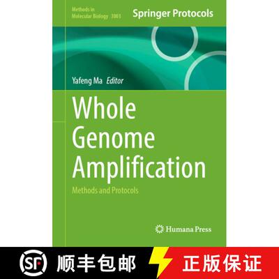 【3-4周达】精装 Whole Genome Amplification: Methods and Protocols [9781071650592]
