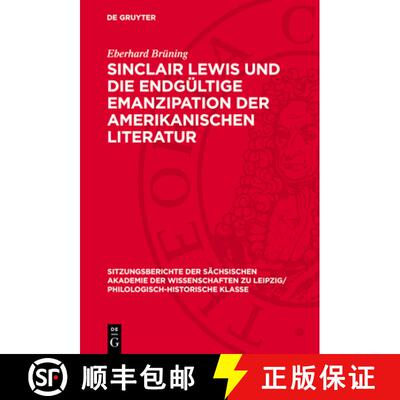 【3-4周达】精装 Sinclair Lewis Und Die Endgültige Emanzipation Der Amerikanischen Literatur [9783112712368]