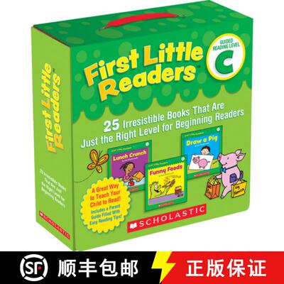 First Little Readers: Guided Reading Level C (Parent Pack): 25 Irresistible Books That Are Just the R... [9780545231510]