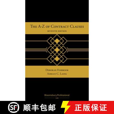 【3-4周达】精装 The A-Z of Contract Clauses [9781526512154]