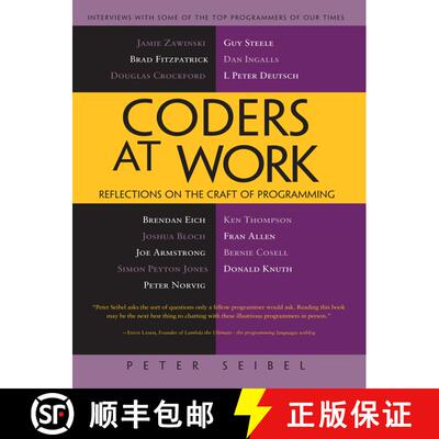 【3-4周达】精装 Coders at Work : Reflections on the Craft of Programming (First Edition) [9781430219484]