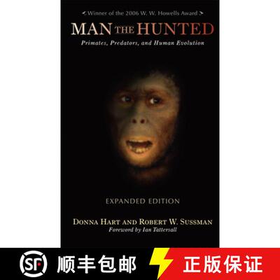 【3-4周达】Man the Hunted : Primates, Predators, and Human Evolution, Expanded Edition [9780813344034]