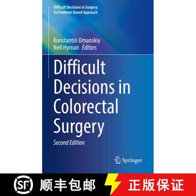 【3-4周达】精装 Difficult Decisions in Colorectal Surgery (Second Edition 2023) [9783031423024]