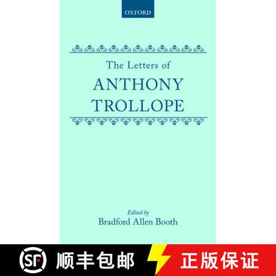 【3-4周达】The Letters of Anthony Trollope [9780192121387]
