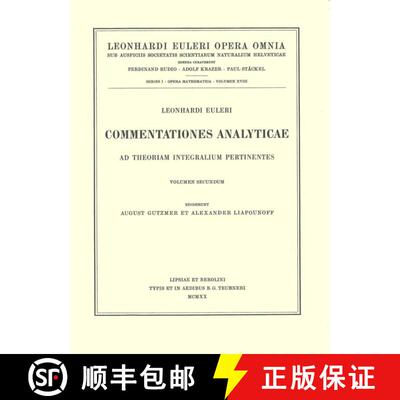 【3-4周达】精装 Commentationes analyticae ad calculum variationum pertinentes [9783764314255]