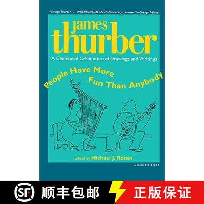 【3-4周达】People Have More Fun Than Anybody: A Centennial Celebration Of Drawings And Writings By Ja... [9780156002356]