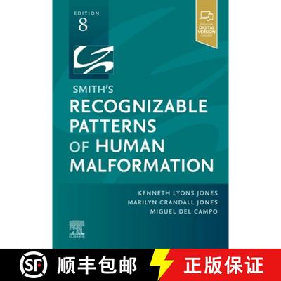 【3-4周达】Smith's Recognizable Patterns of Human Malformation [9780323638821]