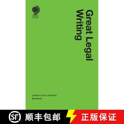 【3-4周达】精装 Great Legal Writing : Lessons from Literature [9781787429499]