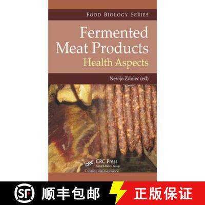 【3-4周达】精装 Fermented Meat Products: Health Aspects [9781498733045]