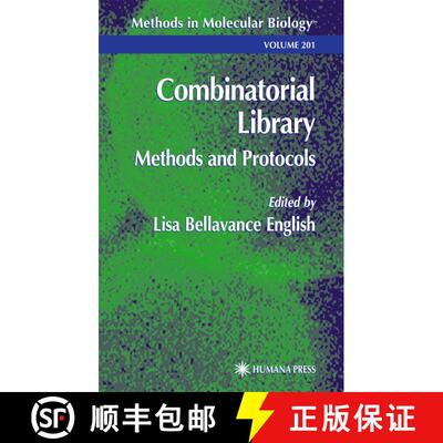 【3-4周达】Combinatorial Library: Methods and Protocols [9780896039803]