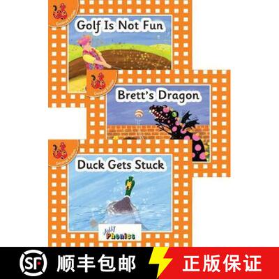 【3-4周达】Jolly Phonics Orange Level Readers Set 3: in Precursive Letters (British English edition) [9781844145768]