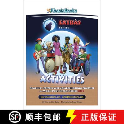 【3-4周达】Phonic Books Moon Dogs Extras Activities: Photocopiable Activities Accompanying Moon Dogs ... [9781783693405]