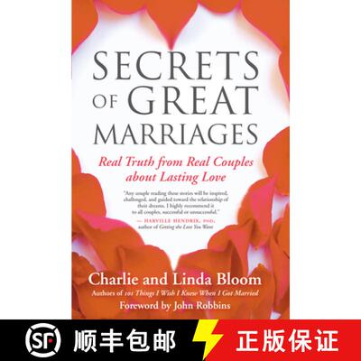 【3-4周达】Secrets of Great Marriages: Real Truth from Real Couples about Lasting Love [9781577316787]