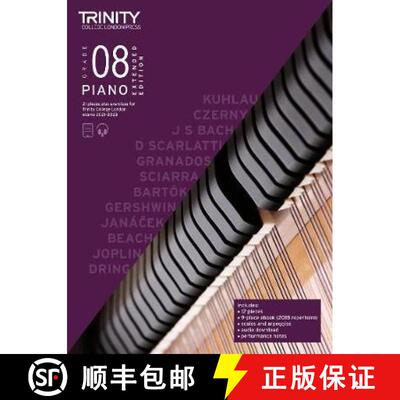 【3-4周达】Trinity College London Piano Exam Pieces Plus Exercises From 2021: Grade 8 - Extended Edition [9780857369369]