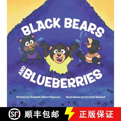 【3-4周达】Black Bears and Blueberries [9798986298177]