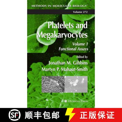 【3-4周达】精装 Platelets and Megakaryocytes: Volume 1: Functional Assays - Platelets and Megakaryocy... [9781588291011]