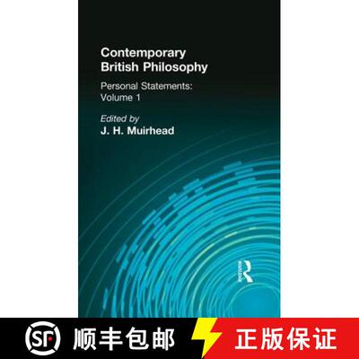 【3-4周达】Contemporary British Philosophy : Personal Statements    First Series [9781138870758]