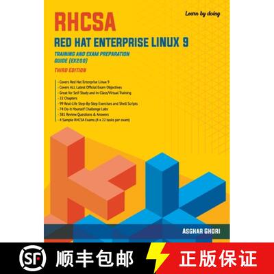 【3-4周达】RHCSA Red Hat Enterprise Linux 9: Training and Exam Preparation Guide (EX200), Third Edition [9781775062165]