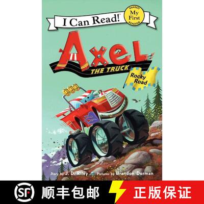 【3-4周达】Axel the Truck: Rocky Road [9780062222312]