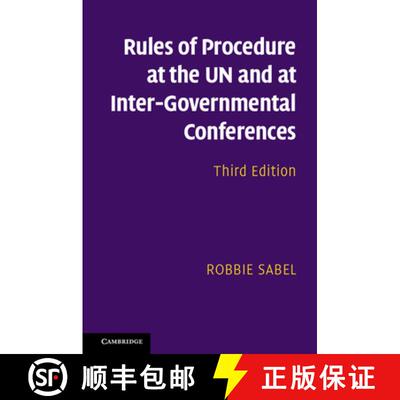 【3-4周达】Rules of Procedure at the UN and at Inter-Governmental Conferences [9781107172722]