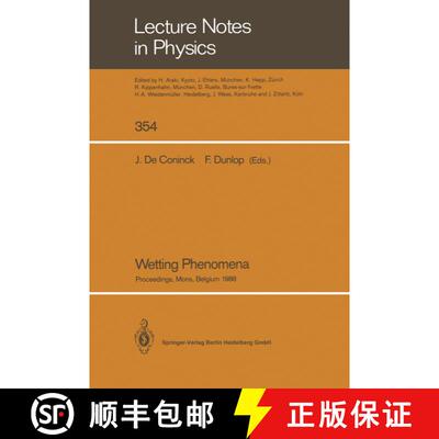 【3-4周达】Wetting Phenomena: Proceedings of a Workshop on Wetting Phenomena Held at the University o... [9783662137932]
