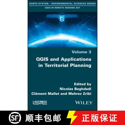【3-4周达】精装 Qgis And Applications In Territorial Planning [Wiley环境学] [9781786301895]