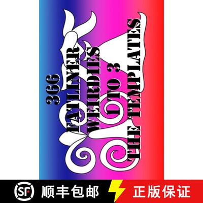 【3-4周达】366 Fatliner Weirdies 1 to 3 The Templates: Have fun drawing your own Weirdies from the te... [9788772012117]