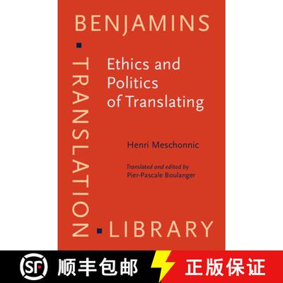 【3-4周达】精装 Ethics and Politics of Translating [9789027224392]