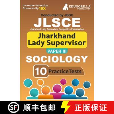 【3-4周达】JSSC Jharkhand Lady Supervisor Paper III: Sociology Exam Book 2023 (English Edition) Jhark... [9789355569332]