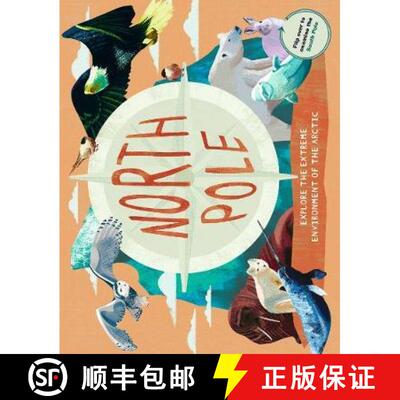 精装 North Pole / South Pole: From Pole to Pole: a Flip Book [9780711254725]