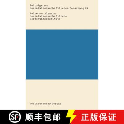 【3-4周达】Sozialwissenschaftliche Forschungsinstitute : Personalstruktur, Forschungsprojekte und Spe... [9783531115535]