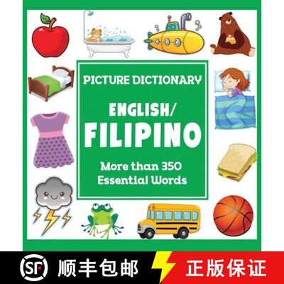 【3-4周达】精装 English Filipino Picture Dictionary [9781647908768]