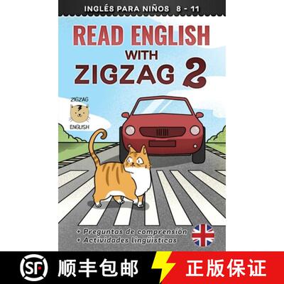 【3-4周达】READ ENGLISH WITH ZIGZAG 2: Inglés para niños [9781914911149]