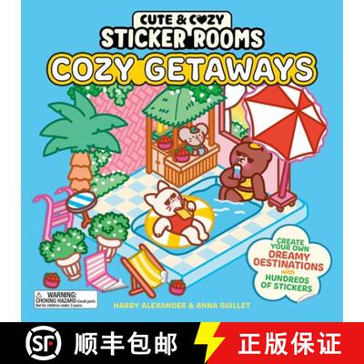 【3-4周达】Cute and Cozy Sticker Rooms: Cozy Getaways: Create Your Own Dreamy Destinations with Hundr... [9798894143422]