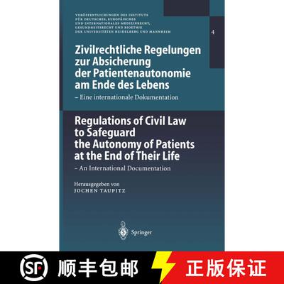 【3-4周达】Zivilrechtliche Regelungen zur Absicherung der Patientenautonomie am Ende des Lebens/Regul... [9783540677055]