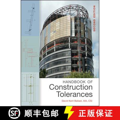 【3-4周达】精装 Handbook Of Construction Tolerances 2E [Wiley建筑] [9780471931515]