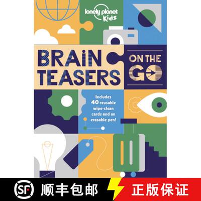 【3-4周达】Lonely Planet Kids Brain Teasers on the Go: Includes 40 Wipe Clean Cards & Pen Fun & Color... [9781838692360]