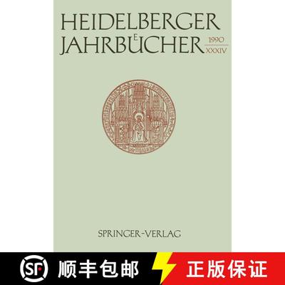 【3-4周达】Heidelberger Jahrbücher [9783540528623]