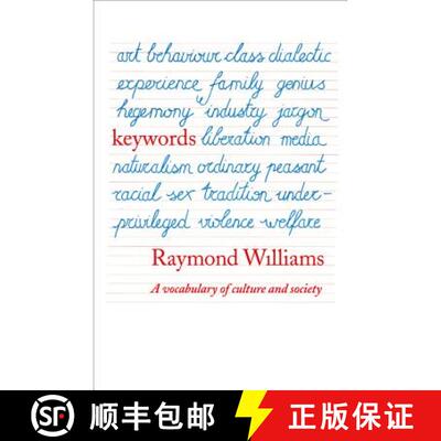 【3-4周达】Keywords: A Vocabulary of Culture and Society [9780006861508]