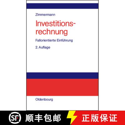 【3-4周达】精装 Investitionsrechnung – Fallorientierte Einführung [9783486273168]