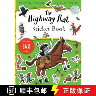 【3-4周达】Highway Rat Sticker Book [9781407191515]