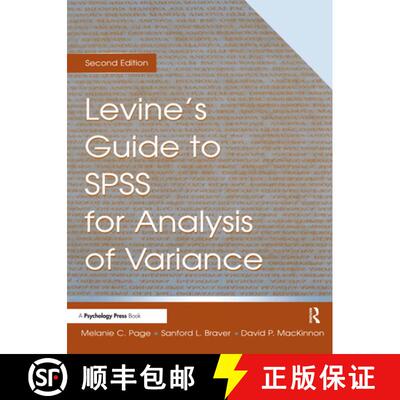【3-4周达】Levine's Guide to SPSS for Analysis of Variance [9780805830965]