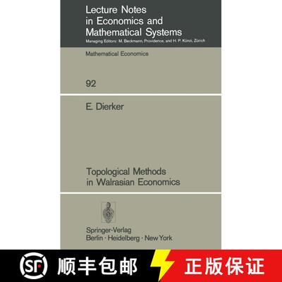 【3-4周达】Topological Methods in Walrasian Economics [9783540066224]