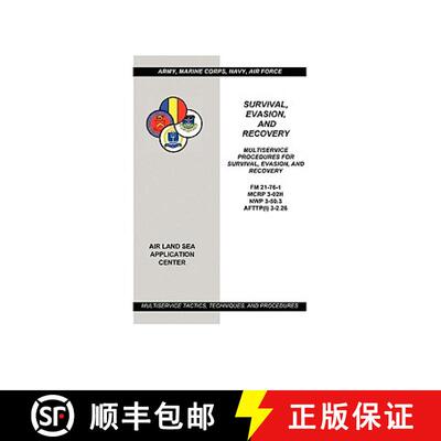 【3-4周达】Survival, Evasion, and Recovery: Multiservice Procedures (Army, Marines, Navy, Air Force) [9781434404596]