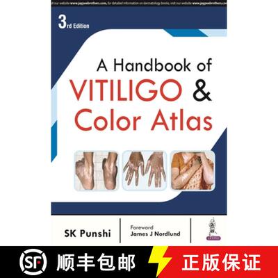 【3-4周达】A Handbook of Vitiligo & Color Atlas [9789356962873]